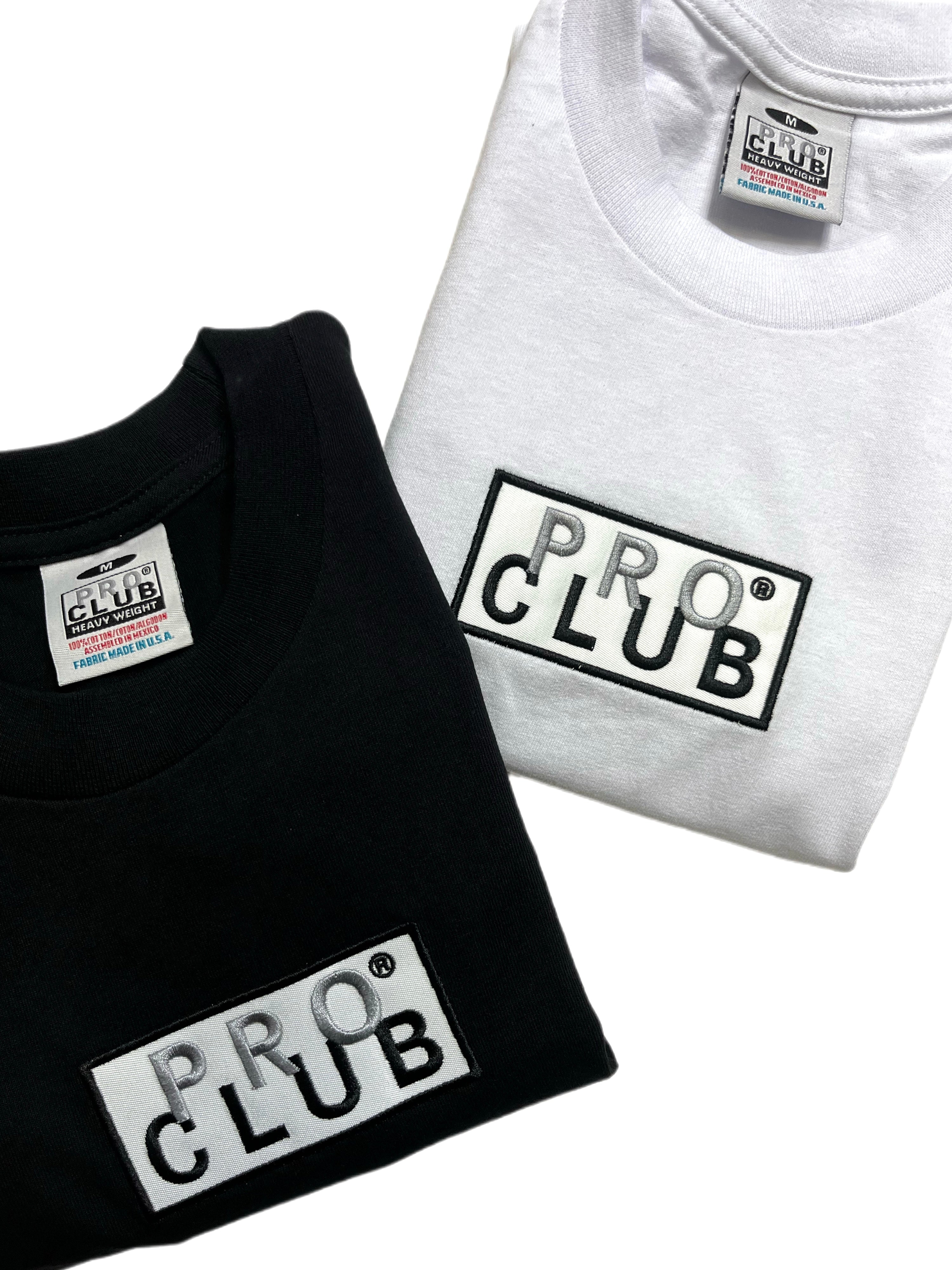 Men's Pro Club Embroidered Logo Heavy Weight T-shirt – Trustworthy Hustlers